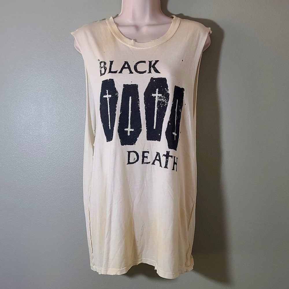 **Rare** Vintage Unif Black Death Triple Coffin Cross… - Gem
